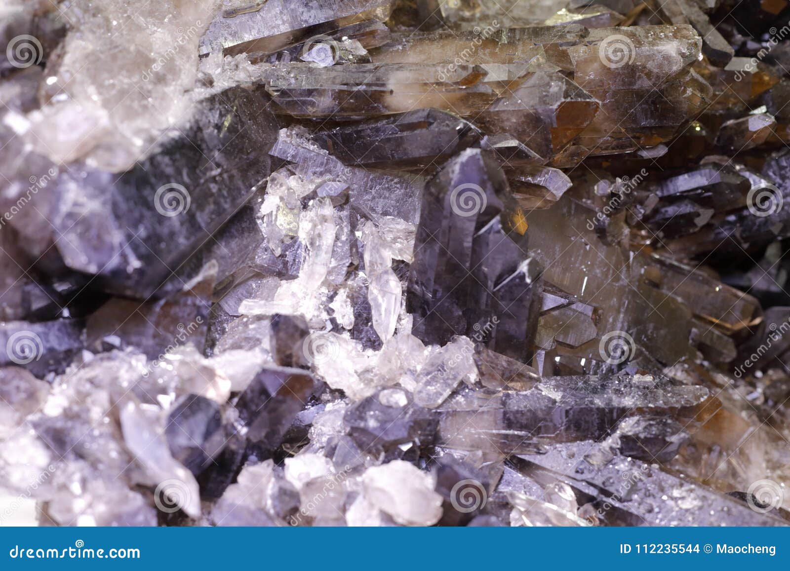 Adobe Rgb Image of Purple Crystal Ore Stock Photo - Image of ...