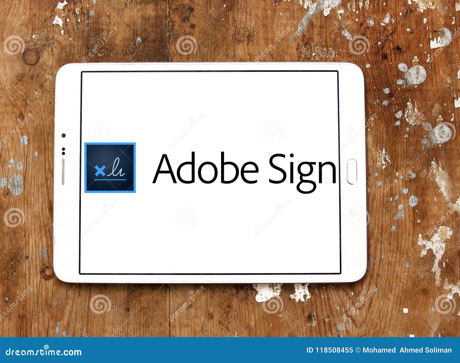 Adobe Sign logo editorial image. Image of electronic - 118508455
