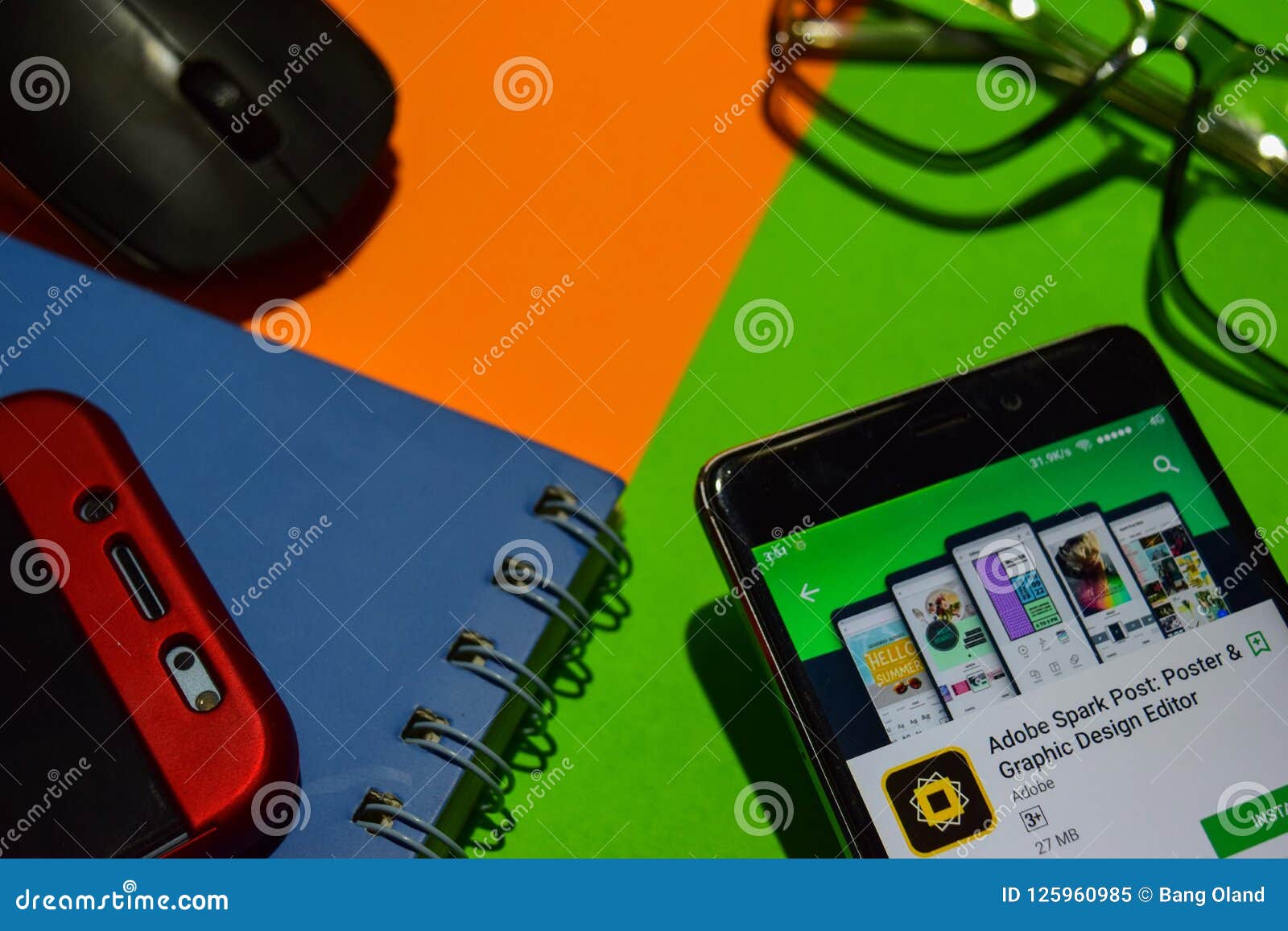 Adobe Spark Pot: Poster & Graphic Design Editor Dev App on Smartphone ...