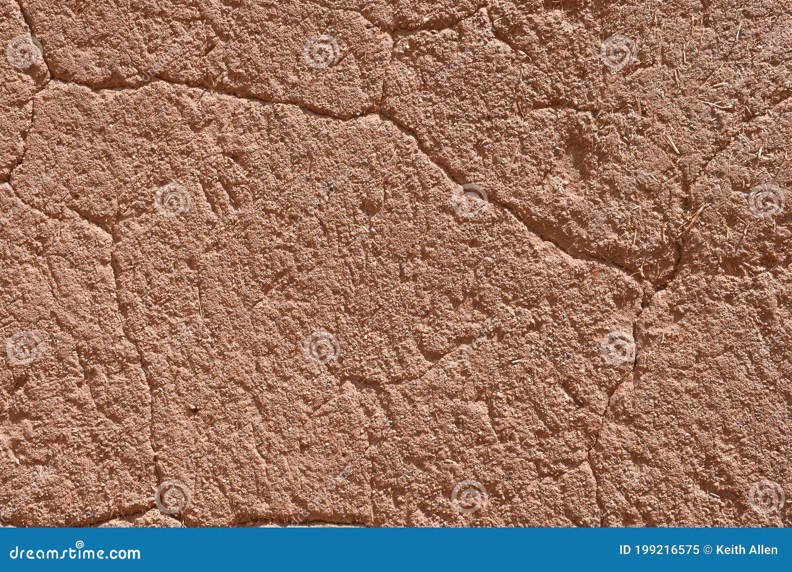 Adobe Wall Texture Background with Random Cracks Stock Image - Image of ...