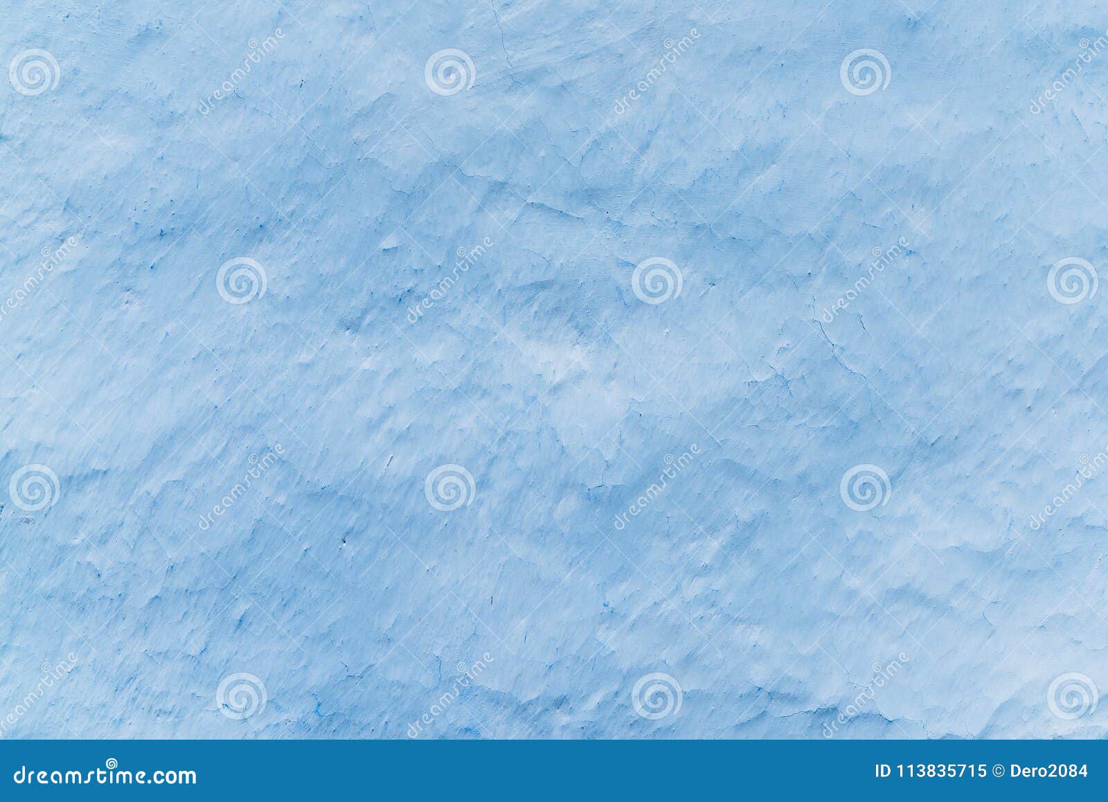 Adobe Whitewashed Wall in Light Blue Color, Traces of Brush, Background ...