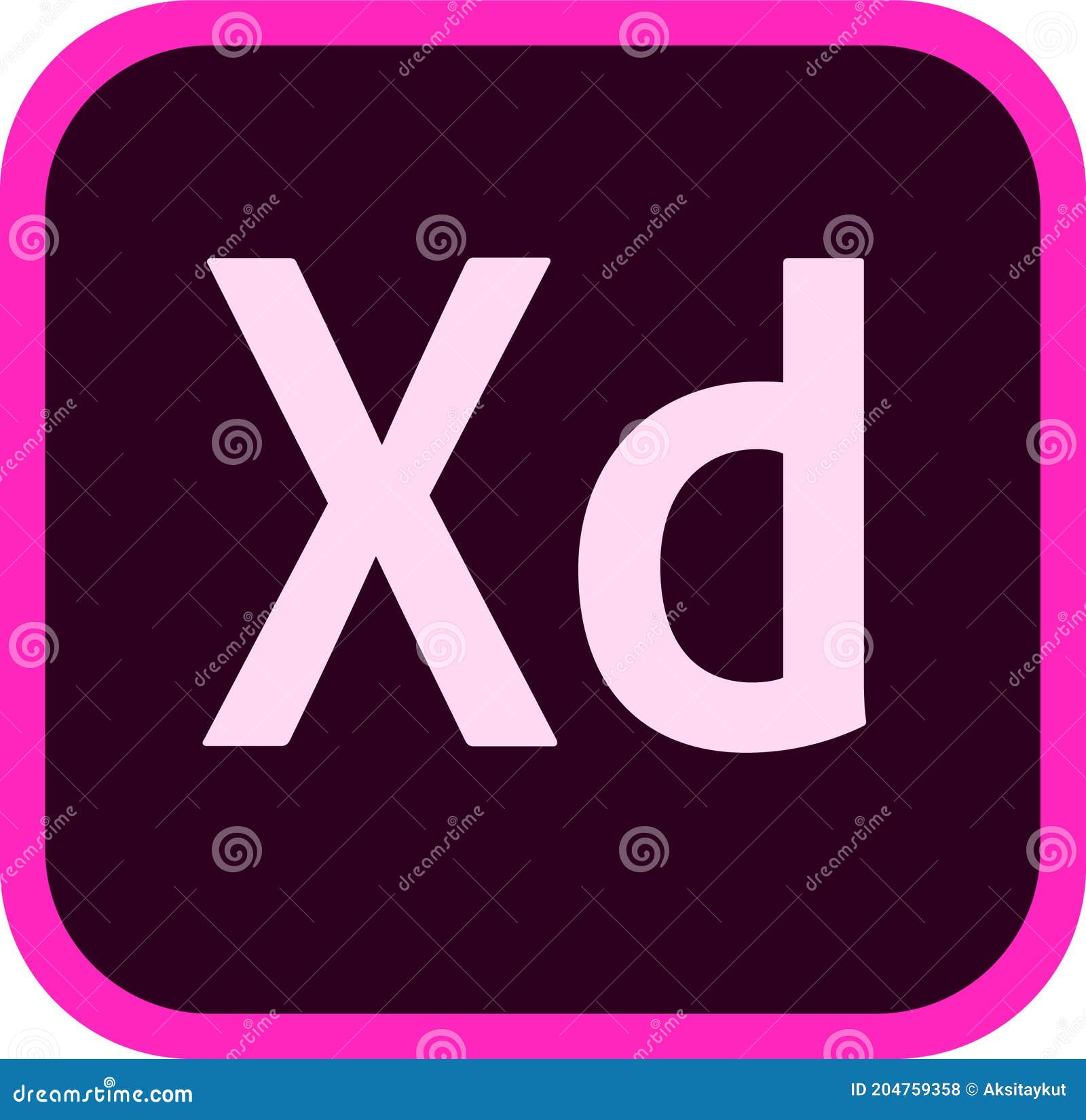 Adobe xd logo editorial stock photo. Illustration of vectorbased ...