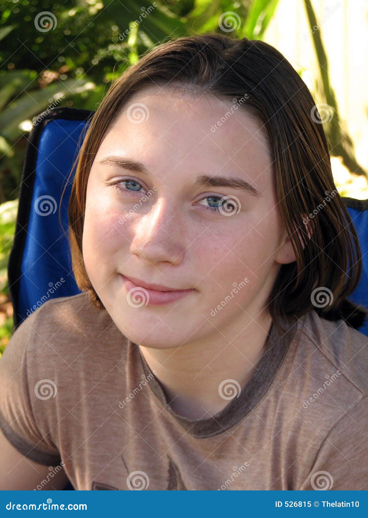 Adolescent Female stock image. Image of plants, lady, girl - 526815