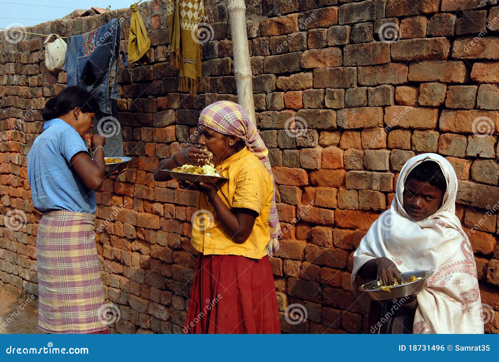 Adolescent Girl in Brick-field Editorial Photo - Image of active, field ...