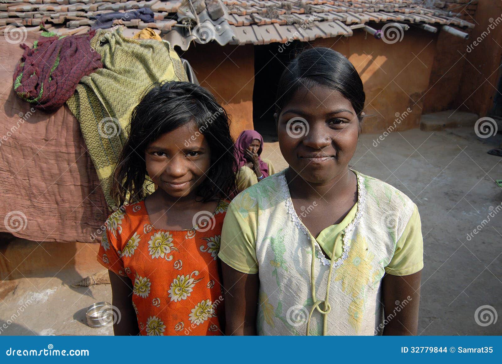 Adolescent Girl in Rural India Editorial Stock Image - Image of ...
