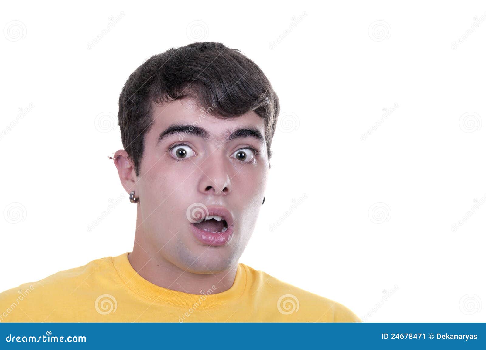 Adolescente asustado imagen de archivo. Imagen de hombre - 24678471