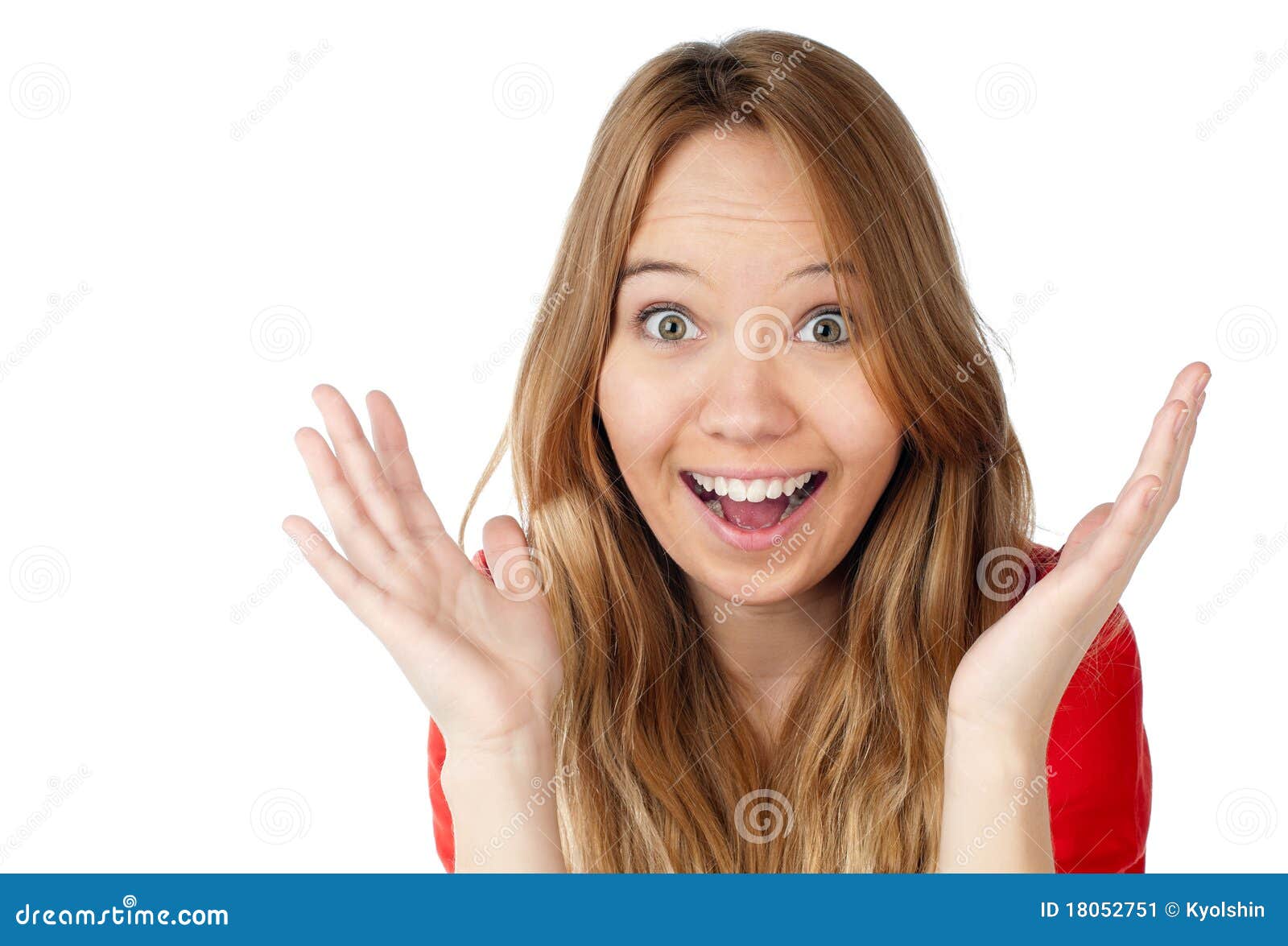 Adolescente emocionado imagen de archivo. Imagen de retrato - 18052751