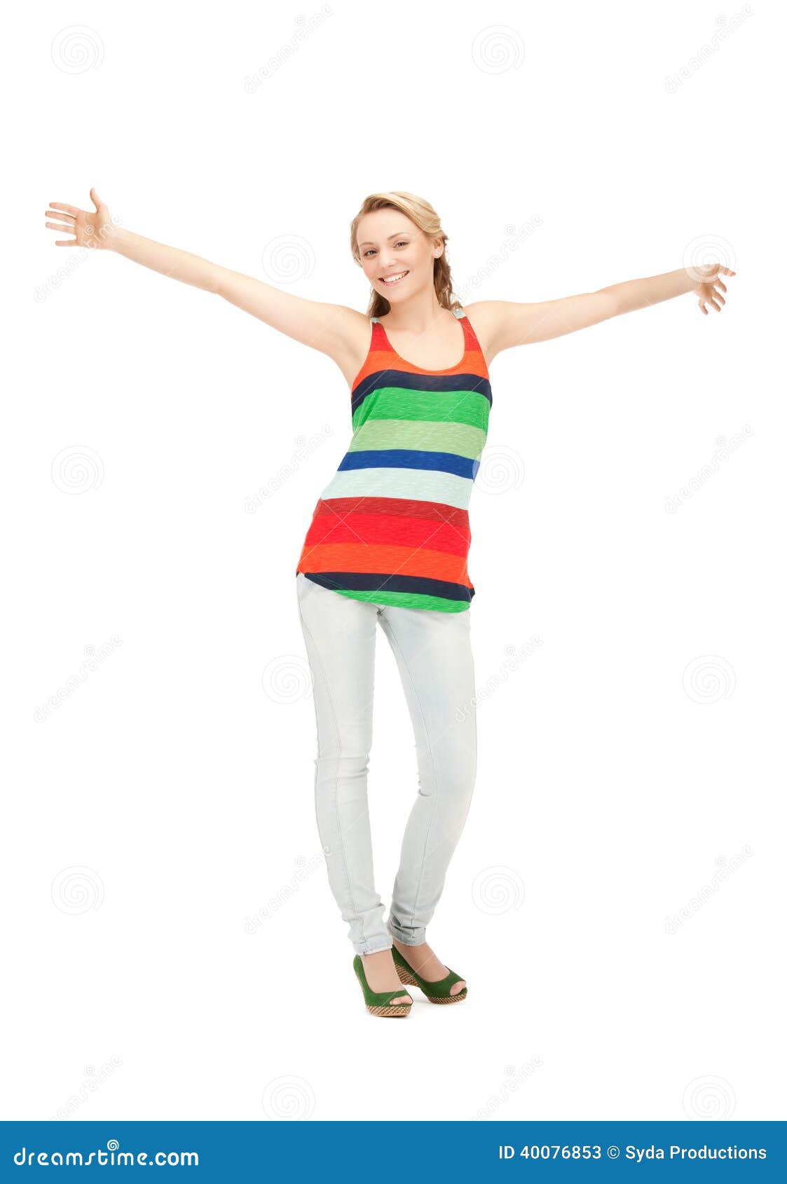 Adolescente Feliz Y Despreocupado Imagen de archivo - Imagen de modelo ...