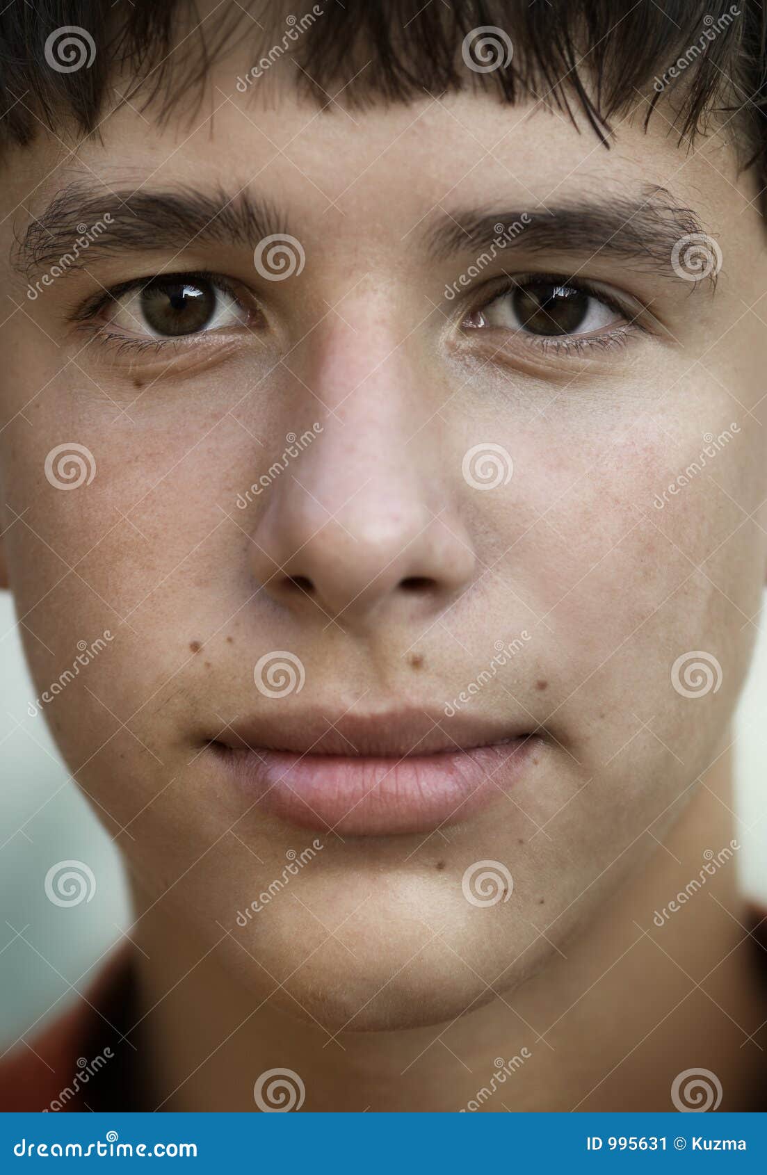 Adolescente (foco En El Ojo) Imagen de archivo - Imagen de avellana ...