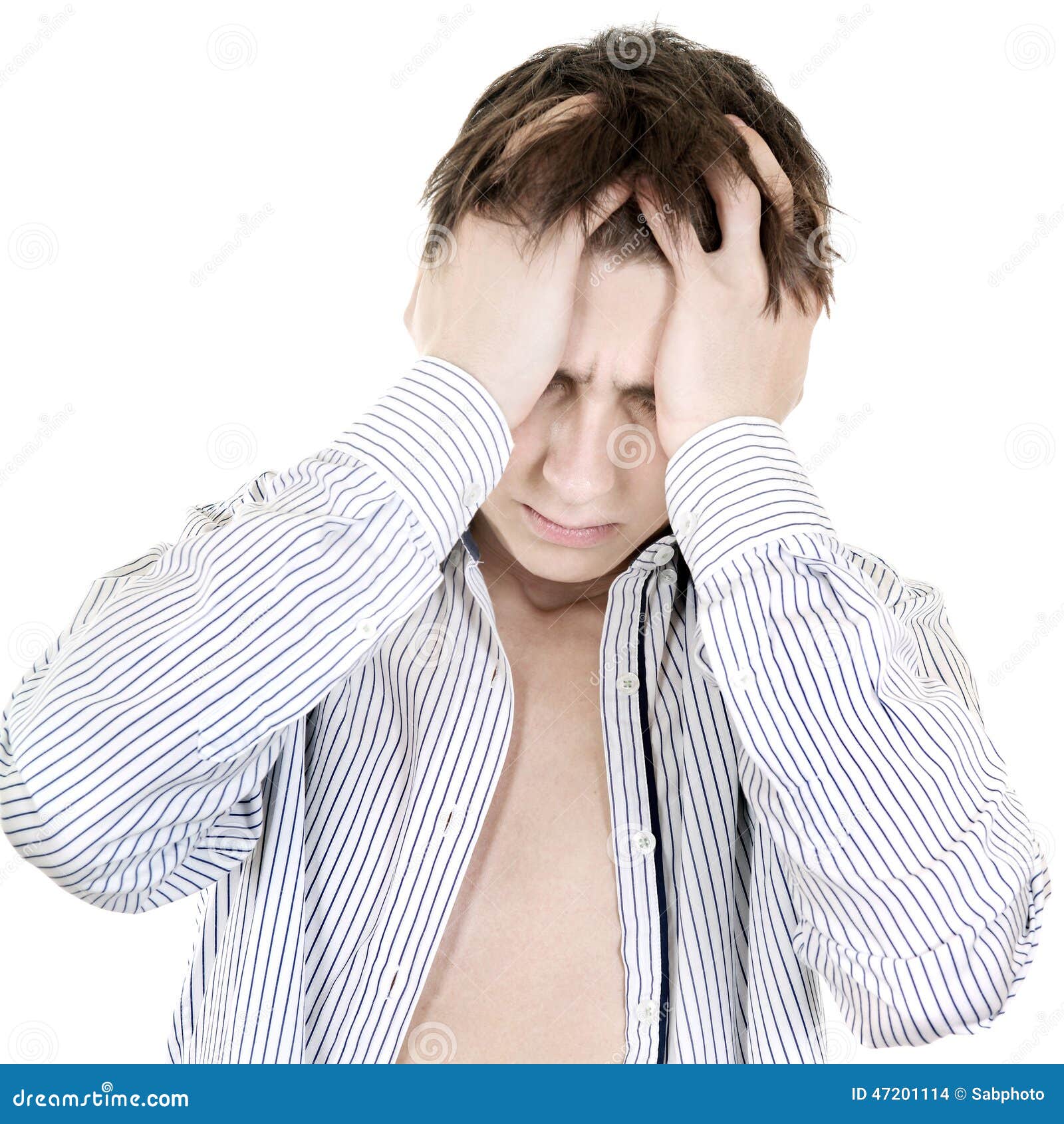 Adolescente preocupado foto de archivo. Imagen de fondo - 47201114