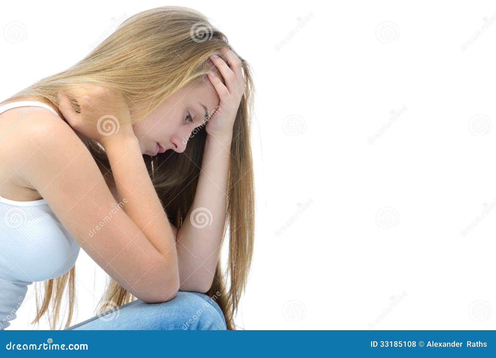 Adolescente presionado foto de archivo. Imagen de adolescente - 33185108