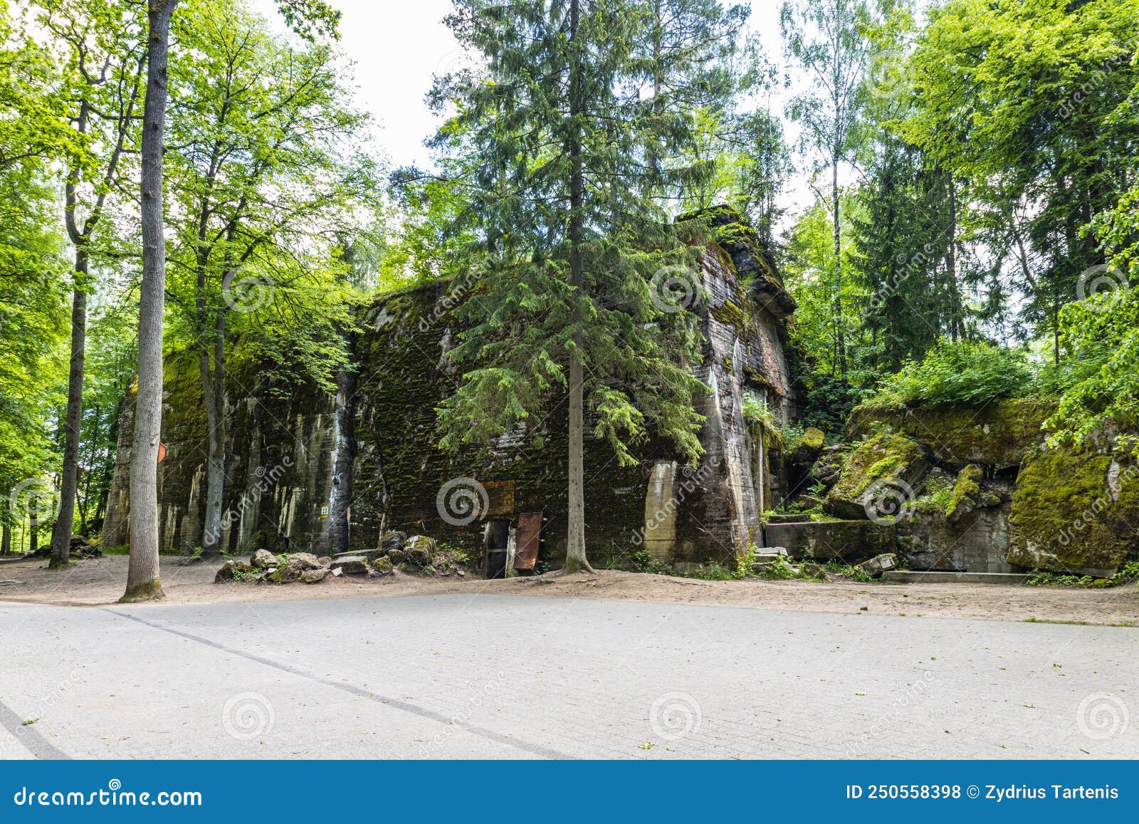 Adolf Hitlers Bunker in Wolf Lair. Ehemaliger Kriegssitz Des Adolf ...