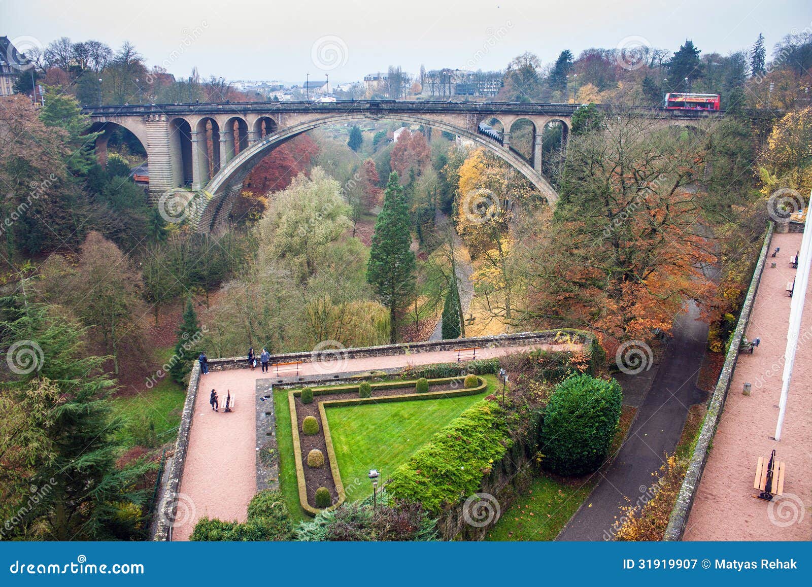Adolphe Bridge in Luxembourg Stock Image - Image of europe, luxembourg ...