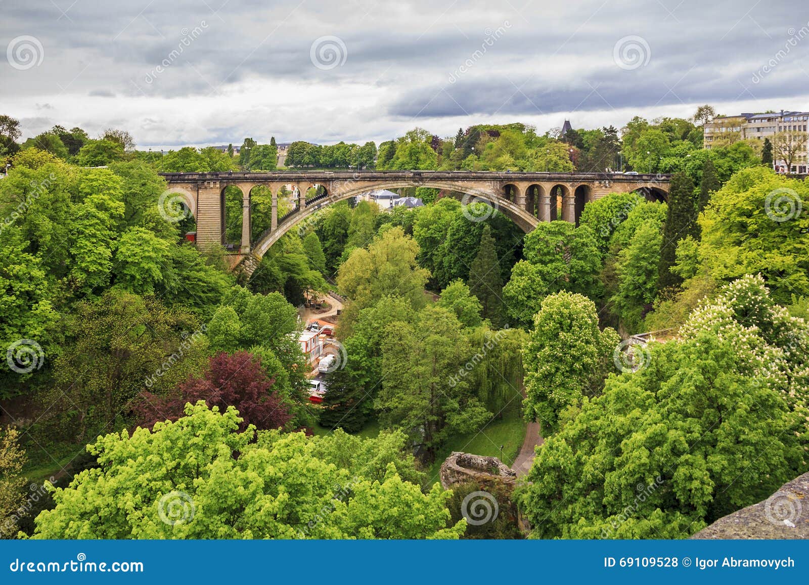 The Adolphe Bridge in Luxembourg Editorial Stock Photo - Image of river ...