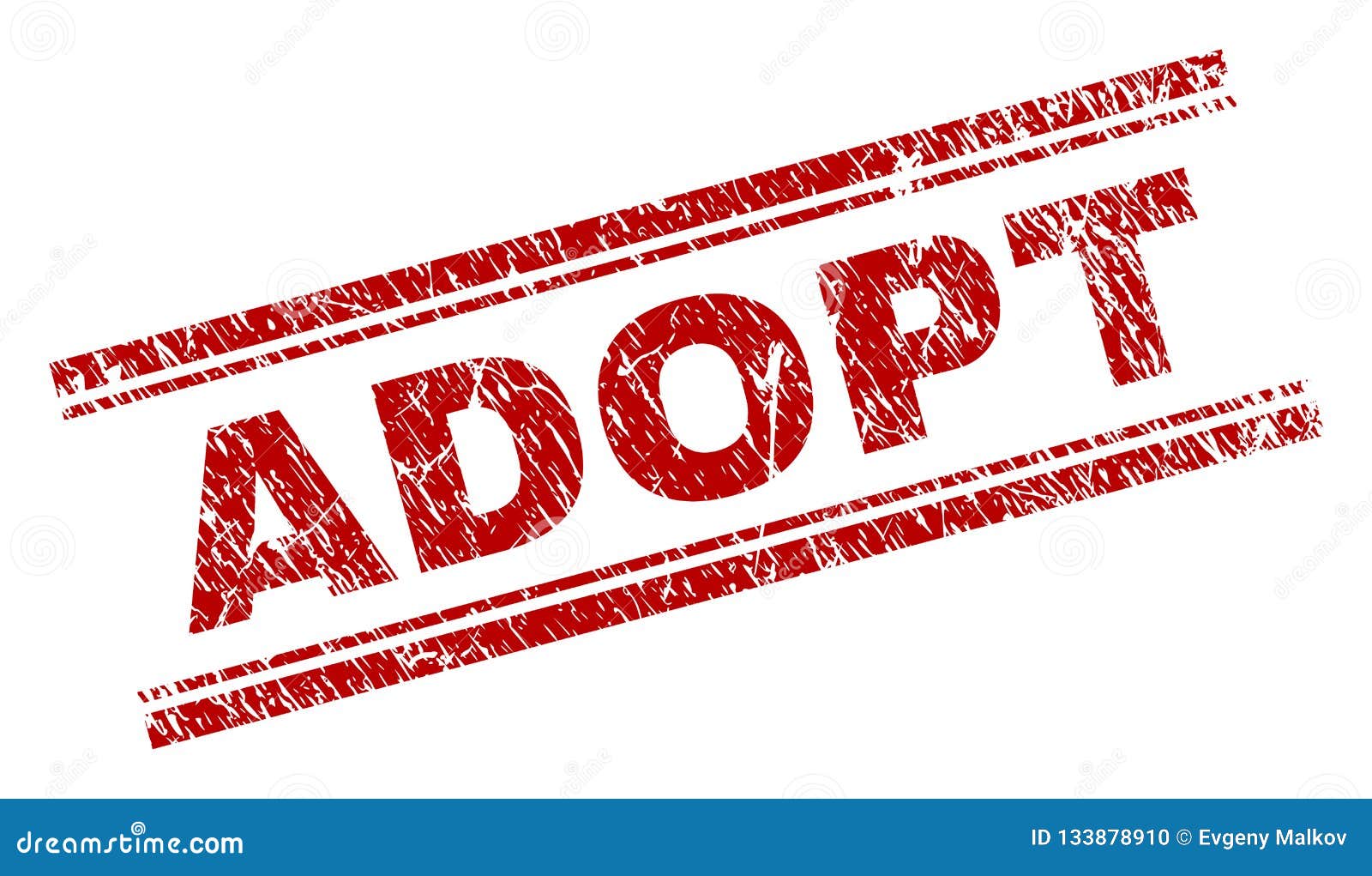 Grunge Textured ADOPT Stamp Seal Stock Vector - Illustration of design ...