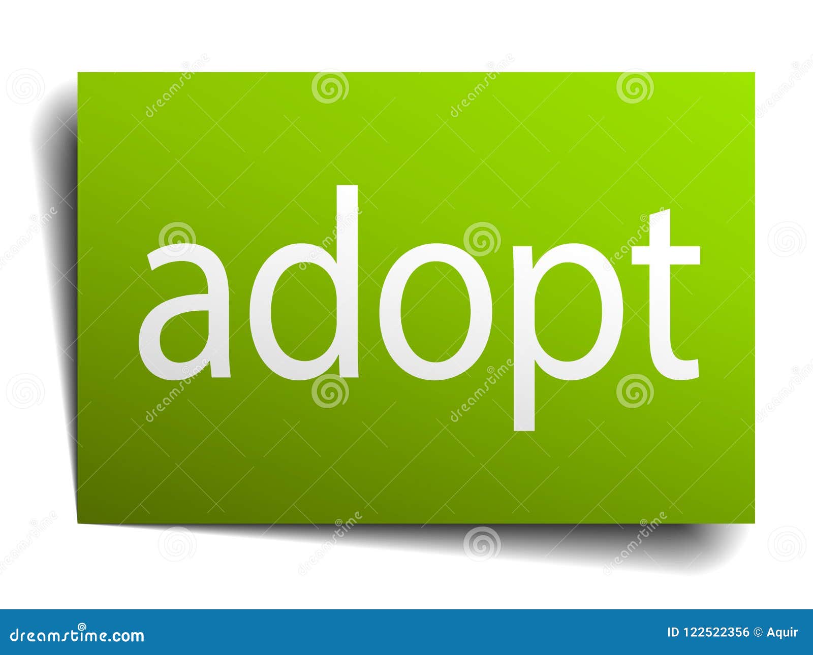 Adopt sign stock vector. Illustration of vector, template - 122522356