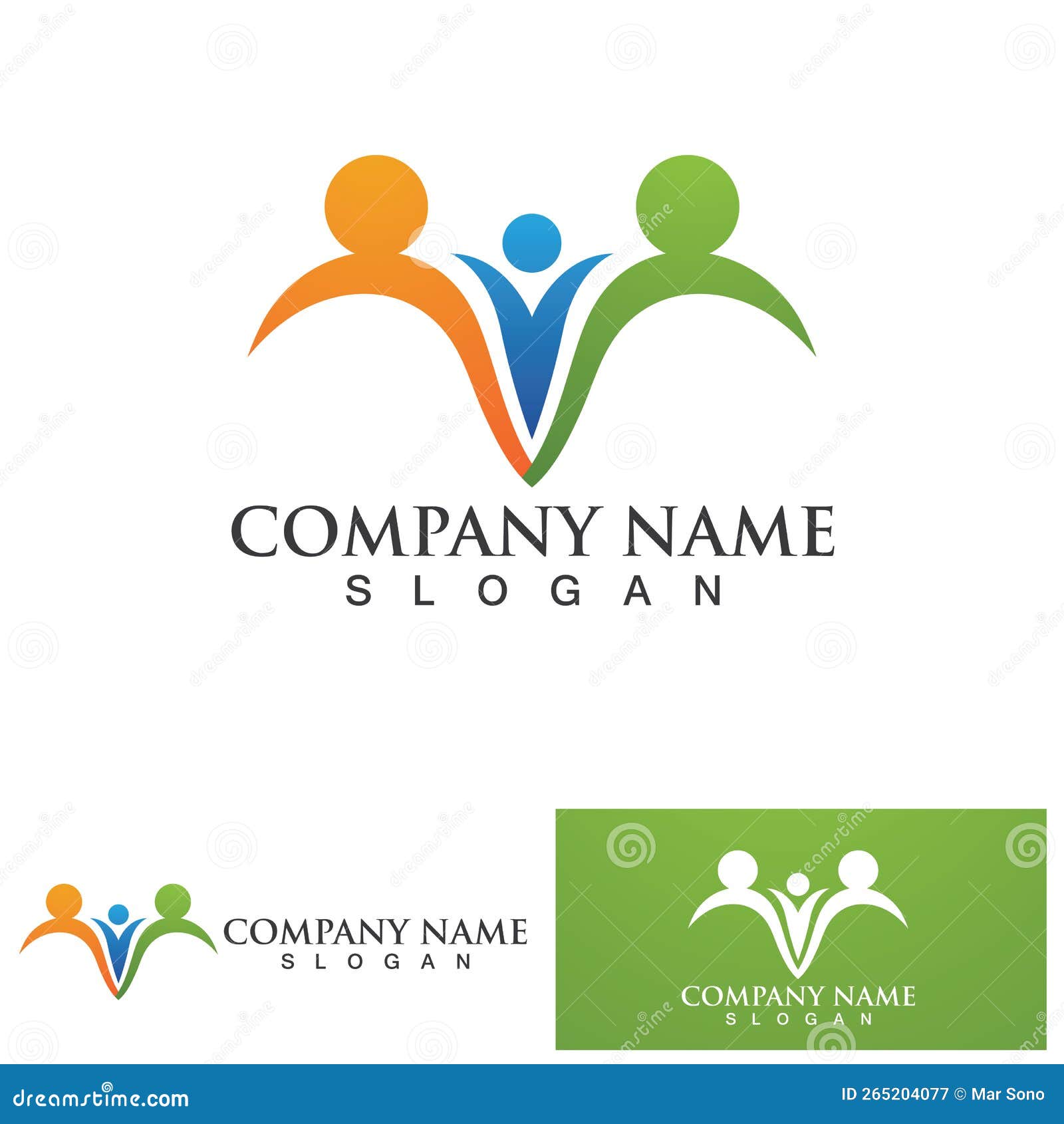 Adoption Children Logo and Symbol Health Vector Stock Vector ...