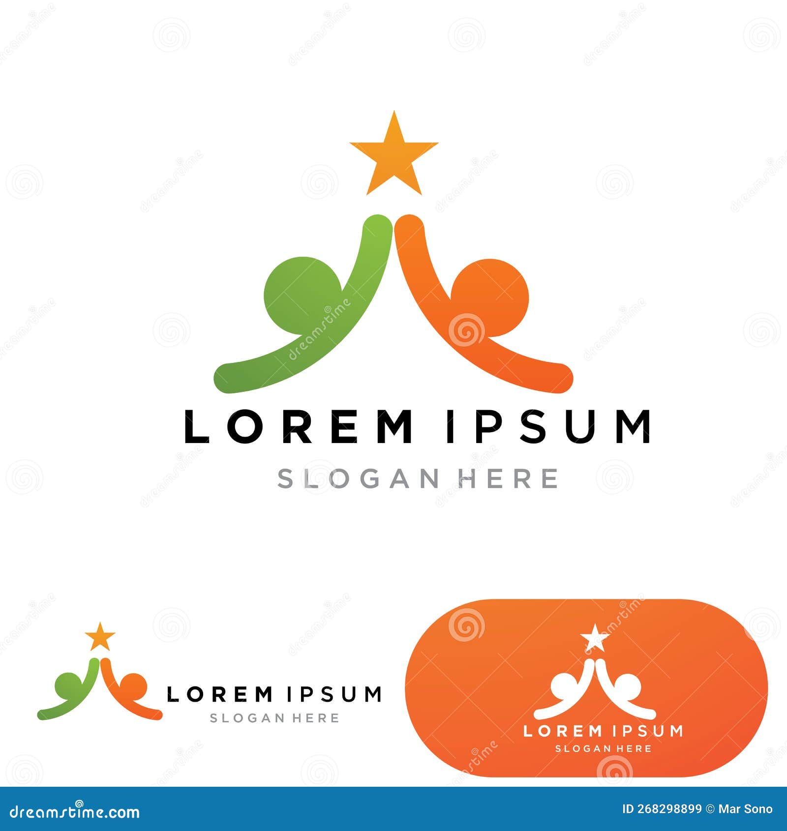 Adoption Children Logo and Symbol Health Vector Stock Vector ...