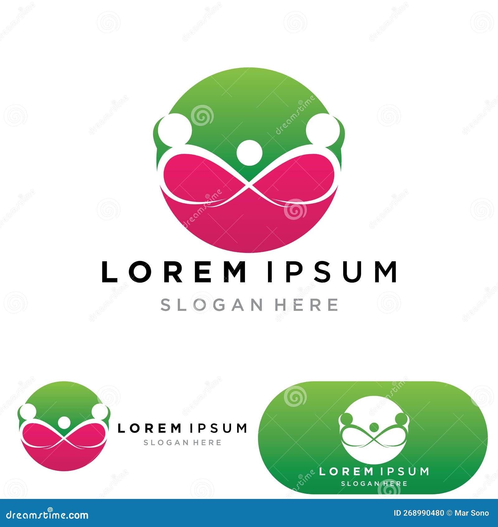 Adoption Children Logo and Symbol Health Vector Stock Vector ...