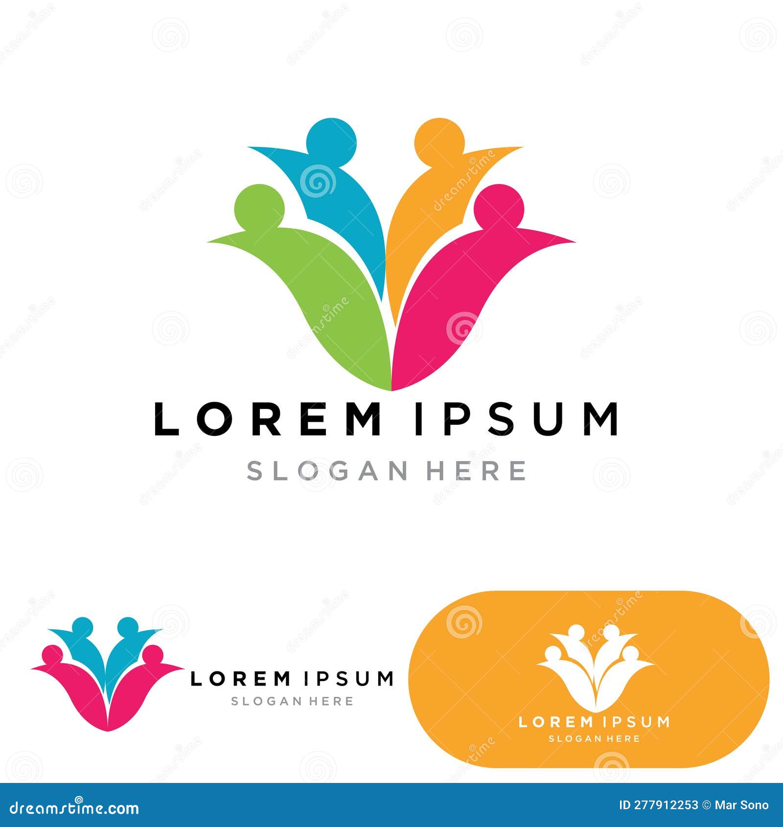 Adoption Children Logo and Symbol Health Vector Stock Vector ...