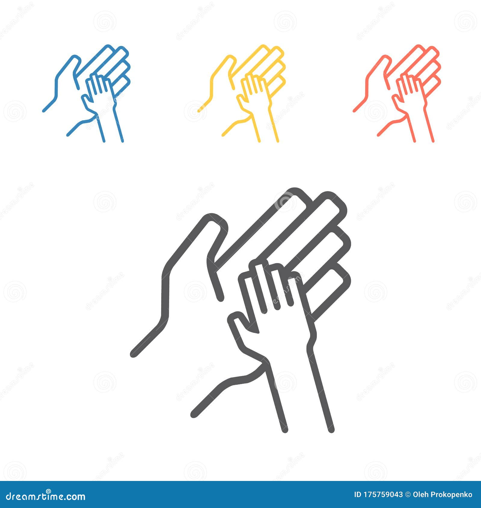 Adoption Line Icon. Vector Signs for Web Graphics Stock Vector ...