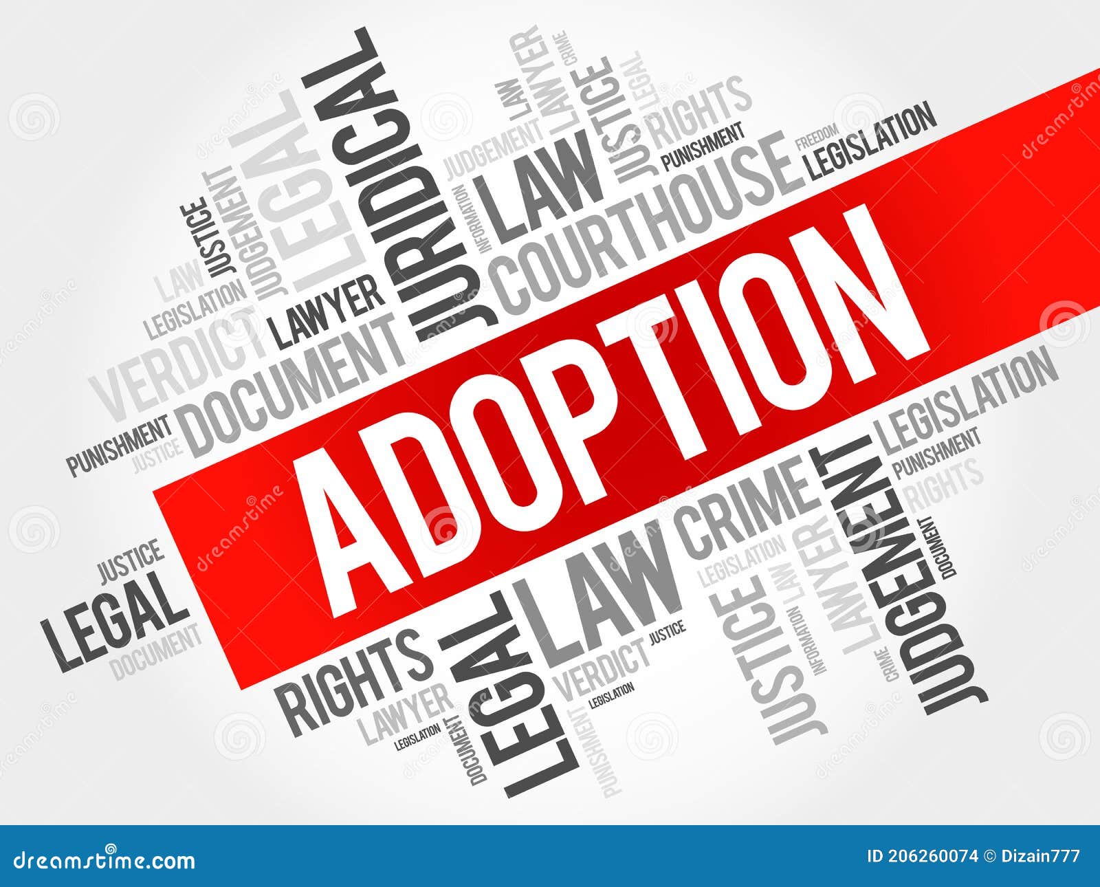 Adoption Word Cloud Concept On A Blackboard Royalty-Free Stock Image ...