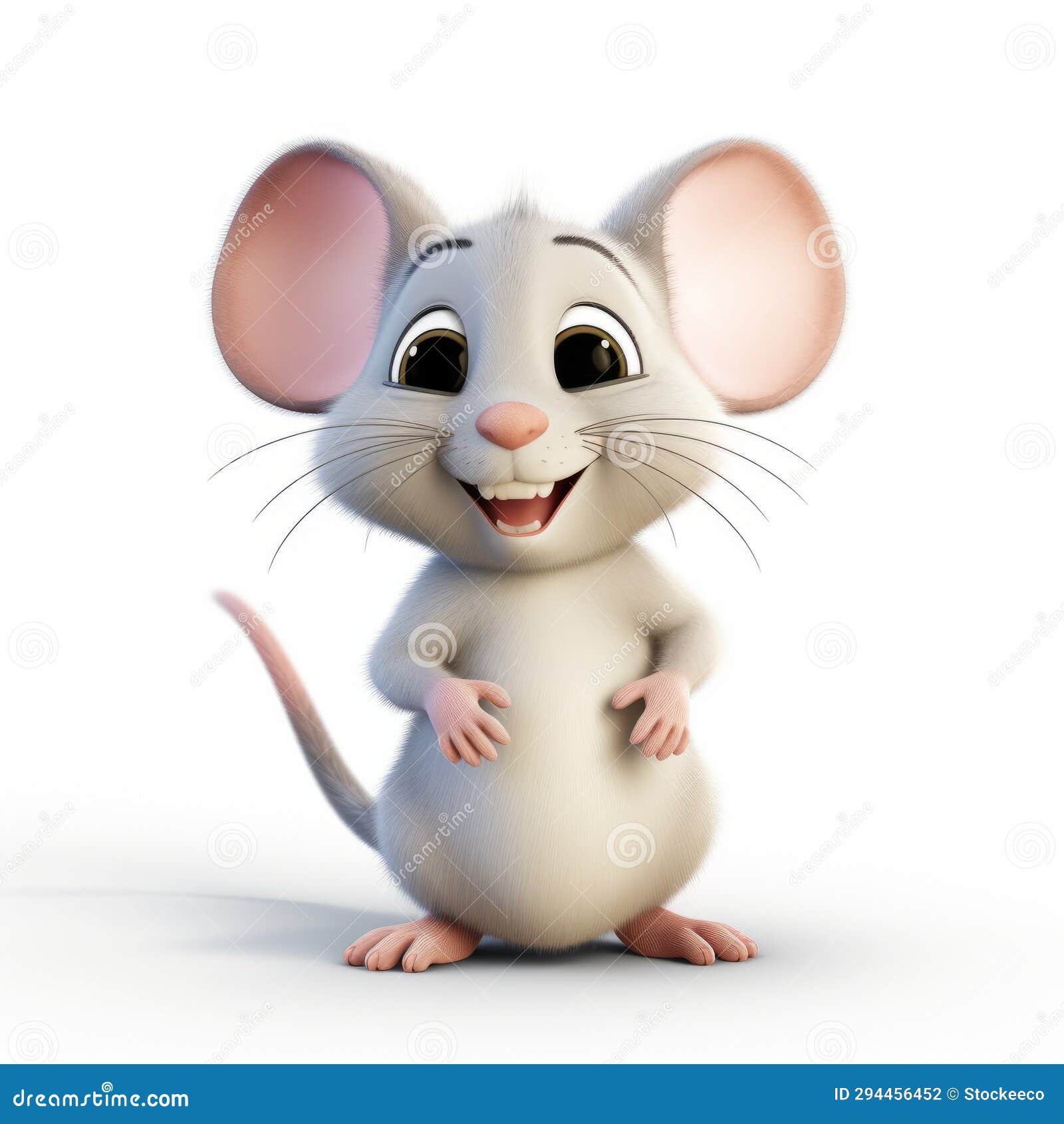 Adorable 3d Pixar Mouse: Cute, Smiling, and Eye-catching Stock ...