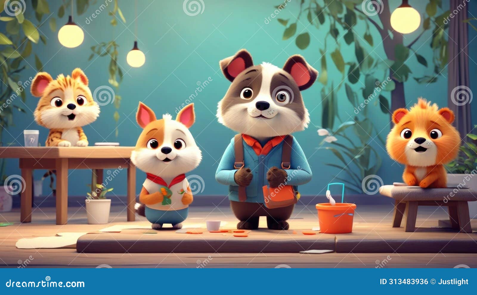 Adorable Animated Animals Act Out Different Emotion Regulation ...