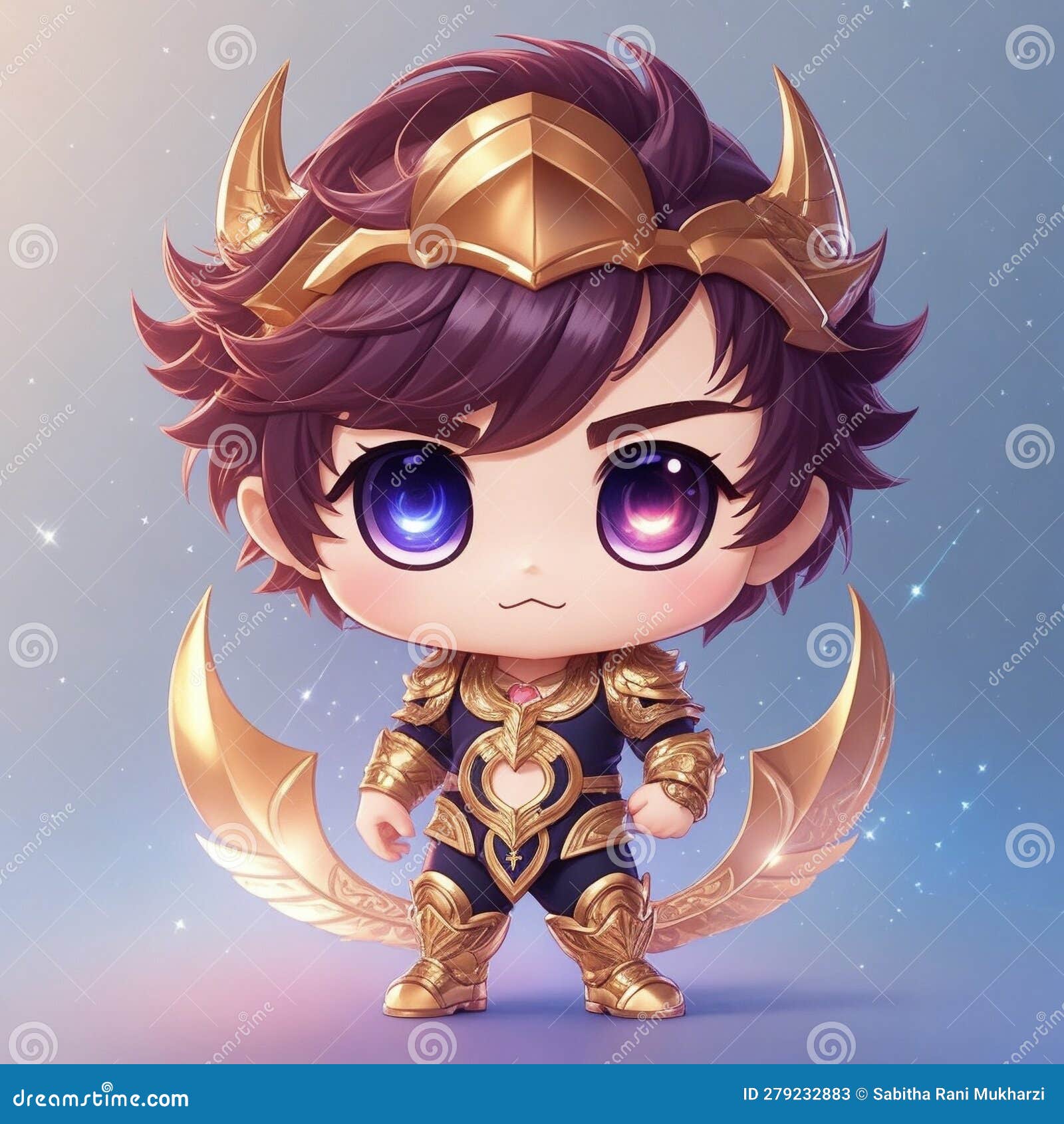 Chibi Delights: a Tiny Hyperrealistic Anime Adventure Stock ...