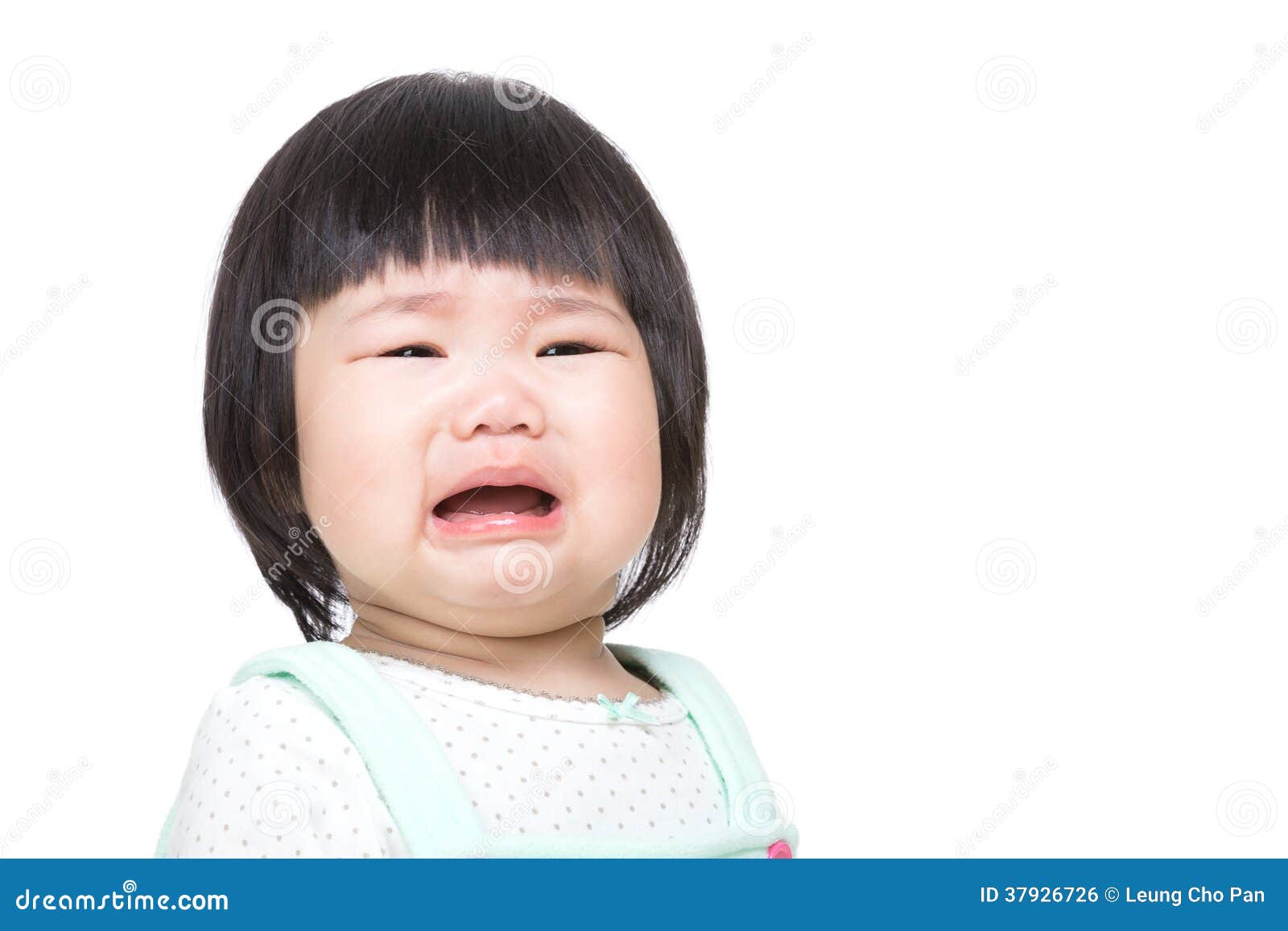 Adorable asian baby crying stock photo. Image of little - 37926726