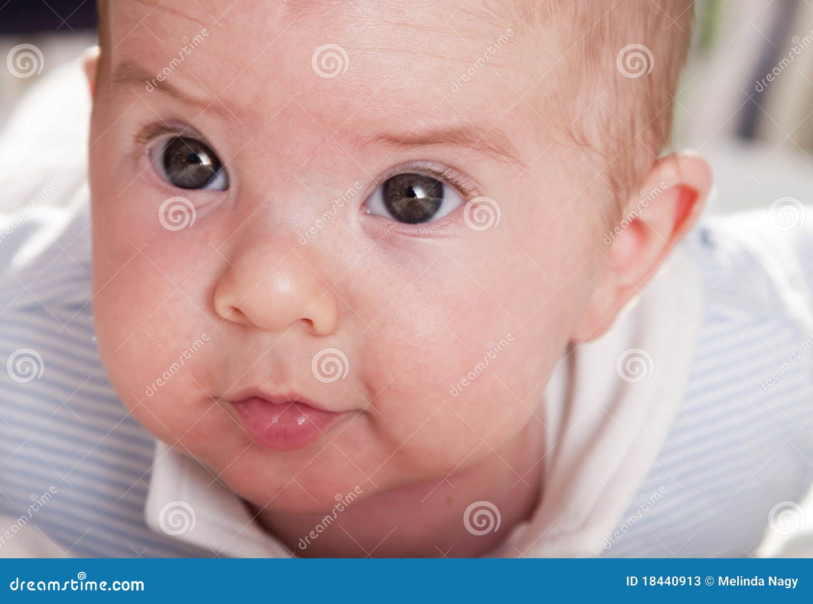 Adorable baby stock image. Image of jolly, baby, closeup - 18440913