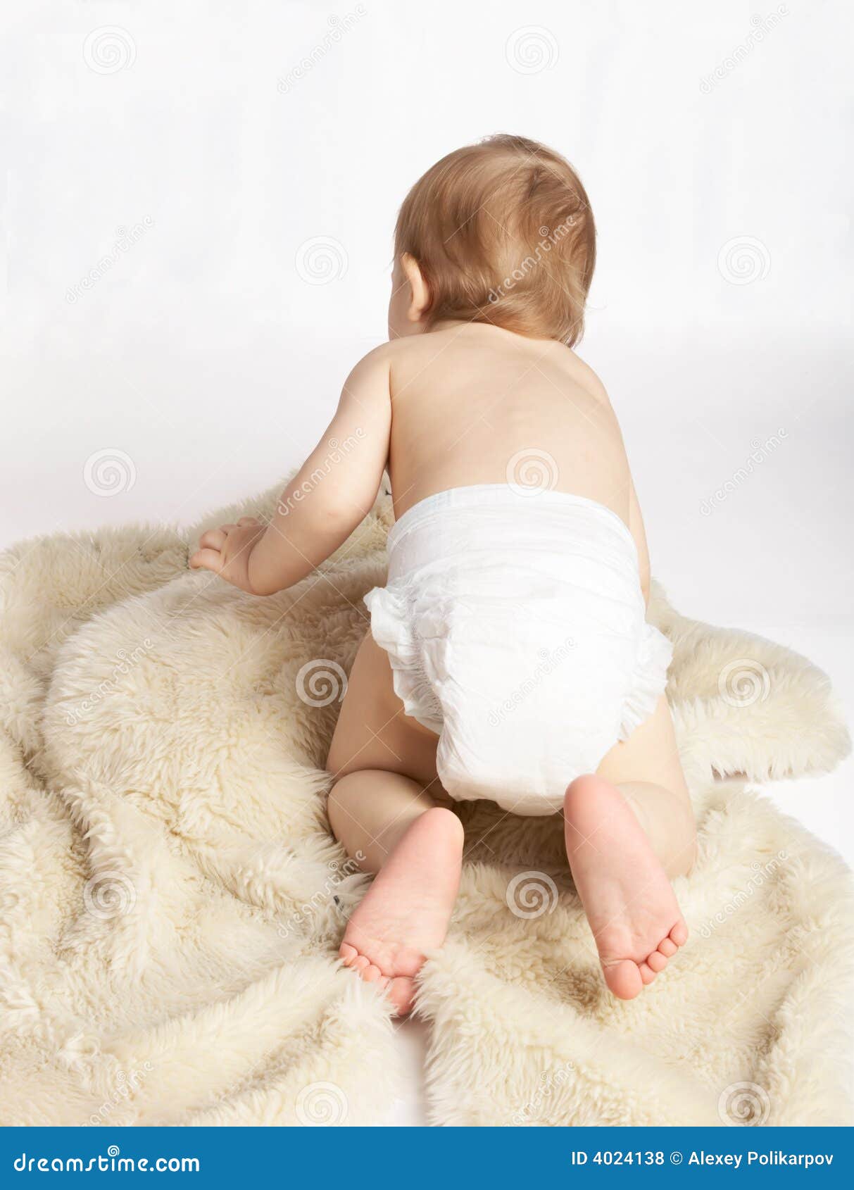 Adorable baby on a carpet stock photo. Image of interest - 4024138