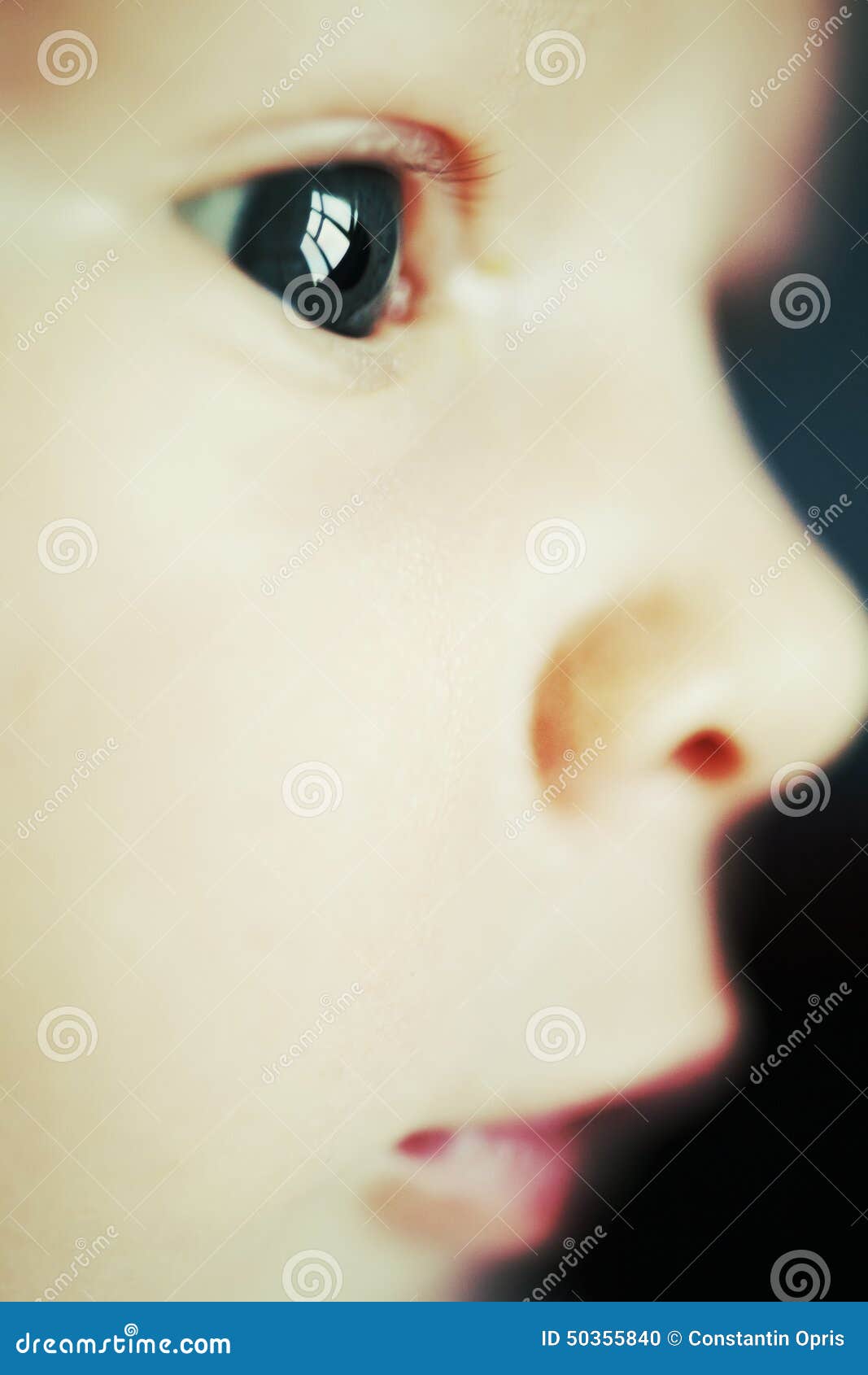Adorable baby face closeup stock photo. Image of eyes - 50355840