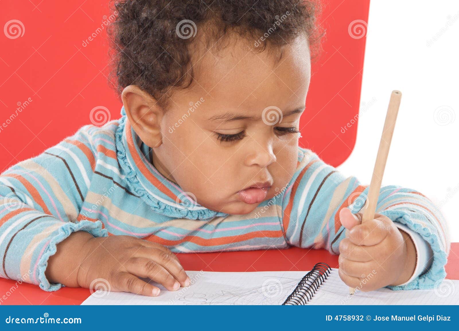Adorable baby student stock photo. Image of baby, african - 4758932
