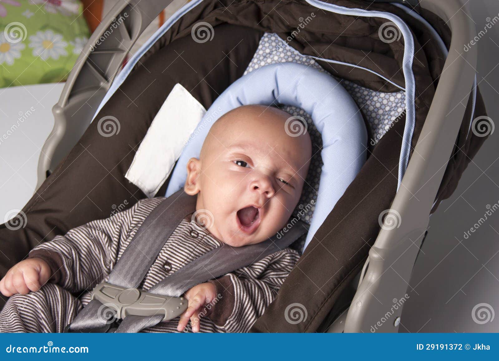 Adorable Baby Yawning stock photo. Image of caucasian - 29191372