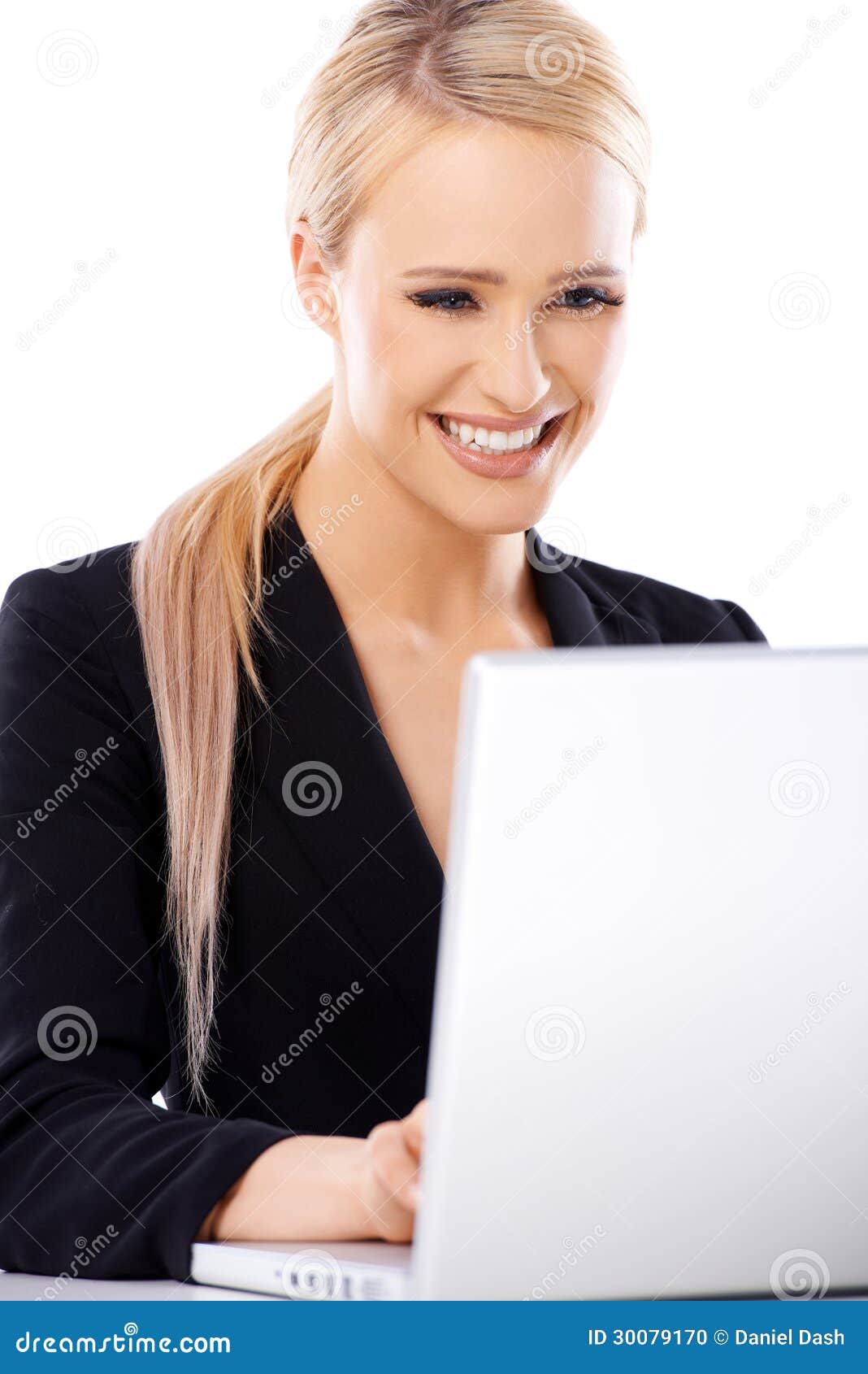 Adorable Blond Business Woman Working on Laptop Stock Photo - Image of ... Adorable Blond Business Woman Working on Laptop Stock Photo - Image of ...