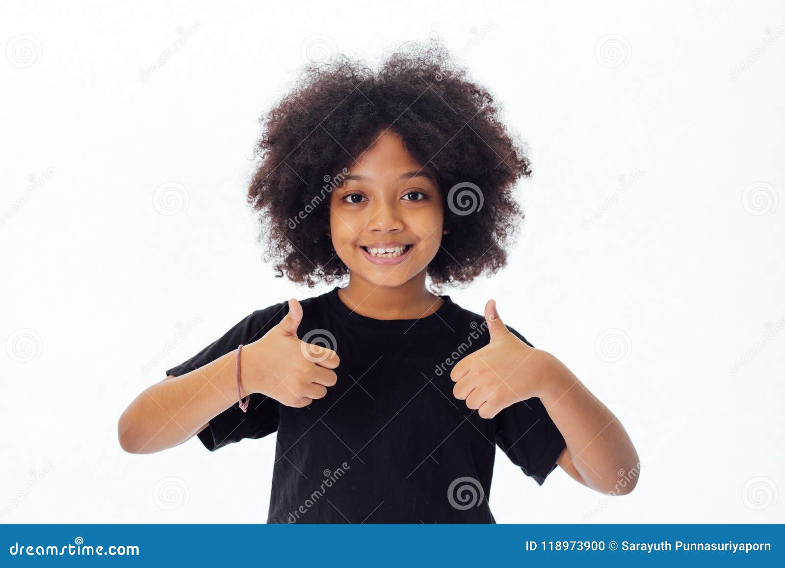 Adorable and Cheerful African American Kid with Afro Hairstyle Giving ... Adorable and Cheerful African American Kid with Afro Hairstyle Giving ...