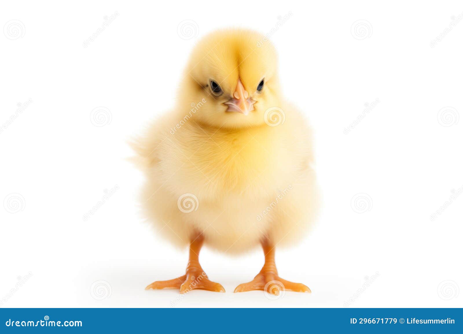 Adorable Chicks Isolated on White Background Stock Image - Image of ...