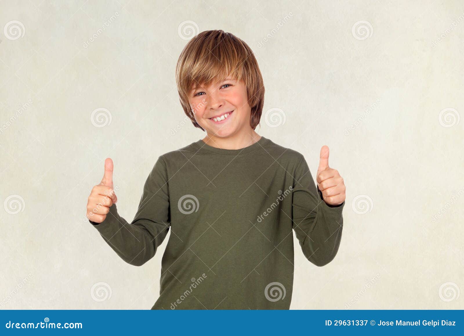 Adorable child saying OK stock image. Image of person - 29631337