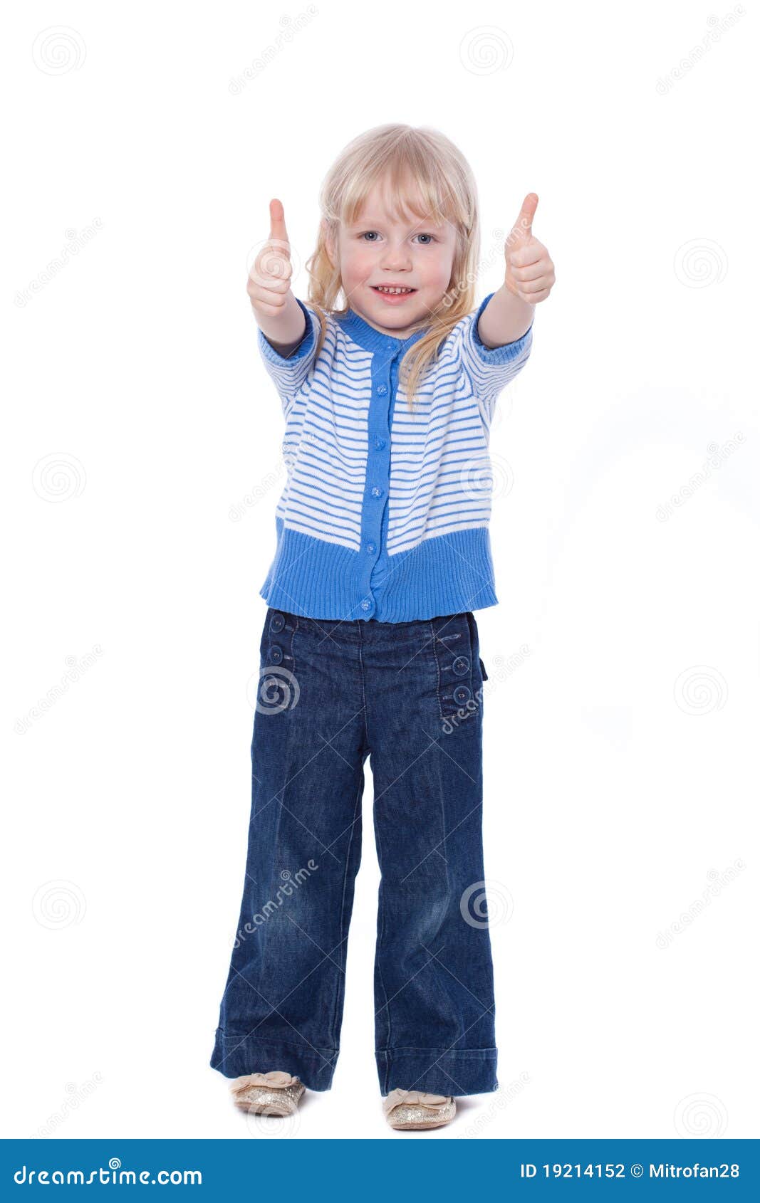 Adorable Child Show Ok Sign Stock Photo - Image of giving, gesturing ...