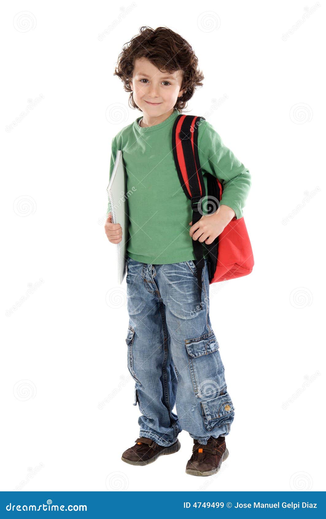 Adorable child student stock image. Image of learn, intelligent - 4749499