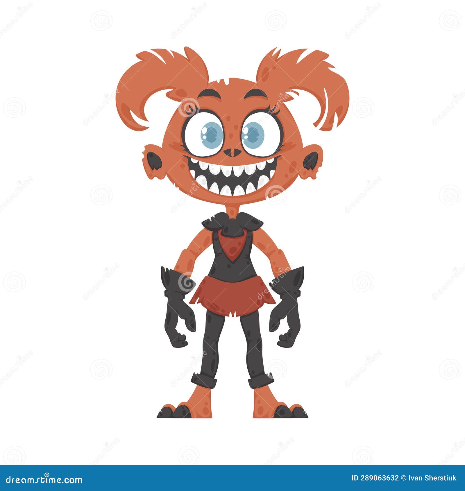 This Cute Creature is Fun and Can Make People Laugh. Cartoon Style ...