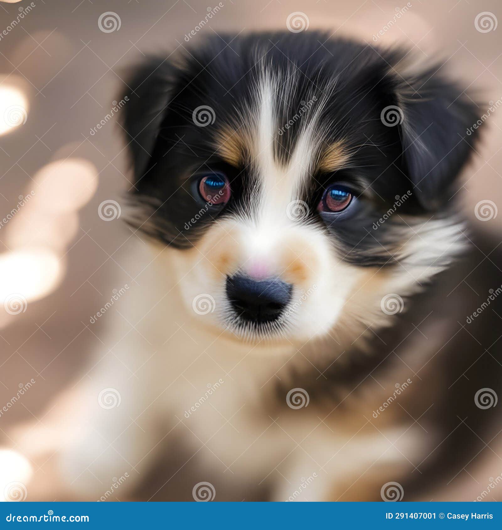Adorable and Cute Puppy Laying Down Stock Illustration - Illustration ...