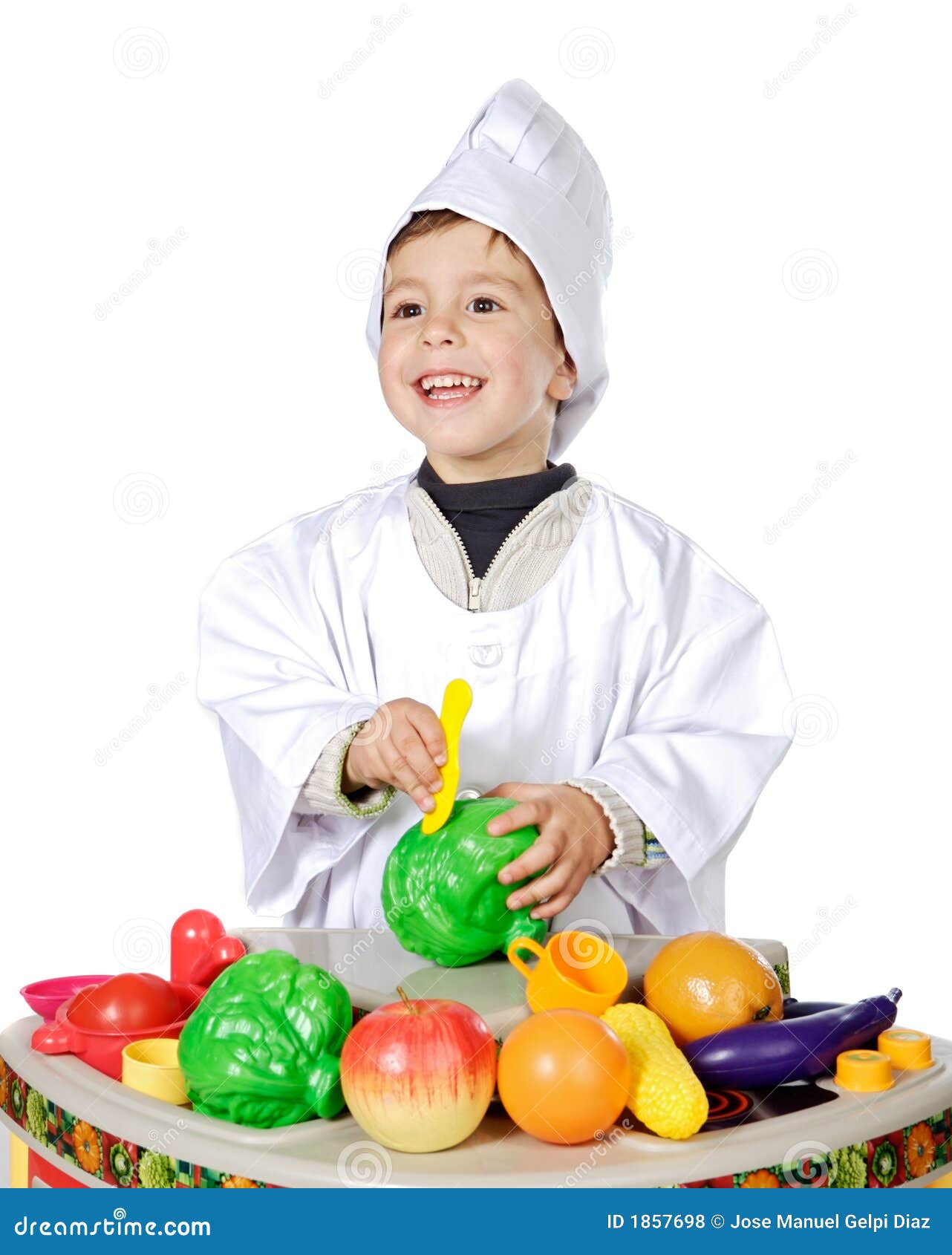 Adorable future cook stock photo. Image of cuisine, onion - 1857698