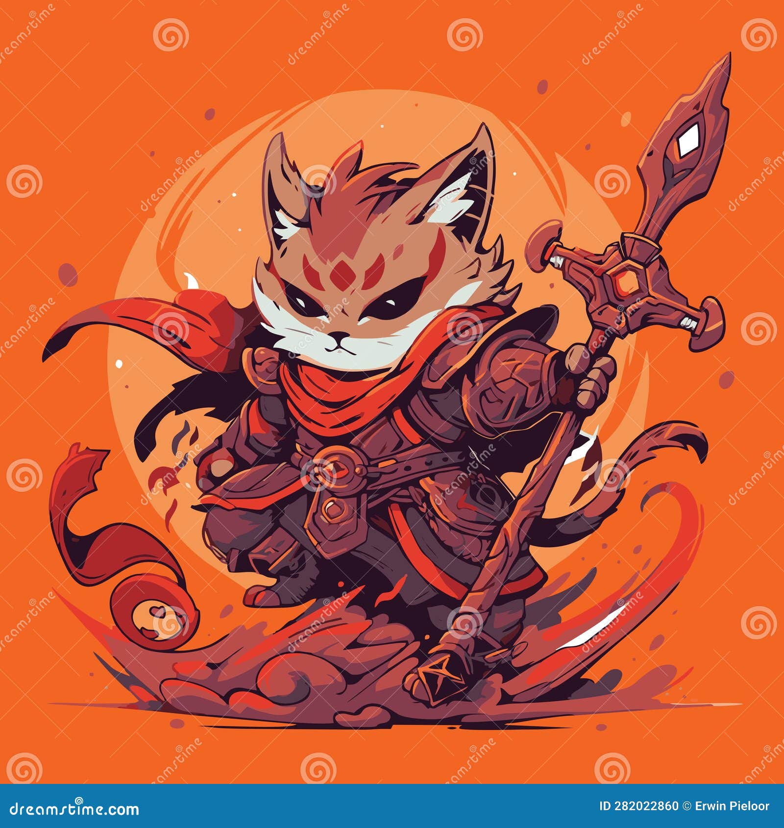 Adorable Game Character Illustration for Your Creative Project Stock ...