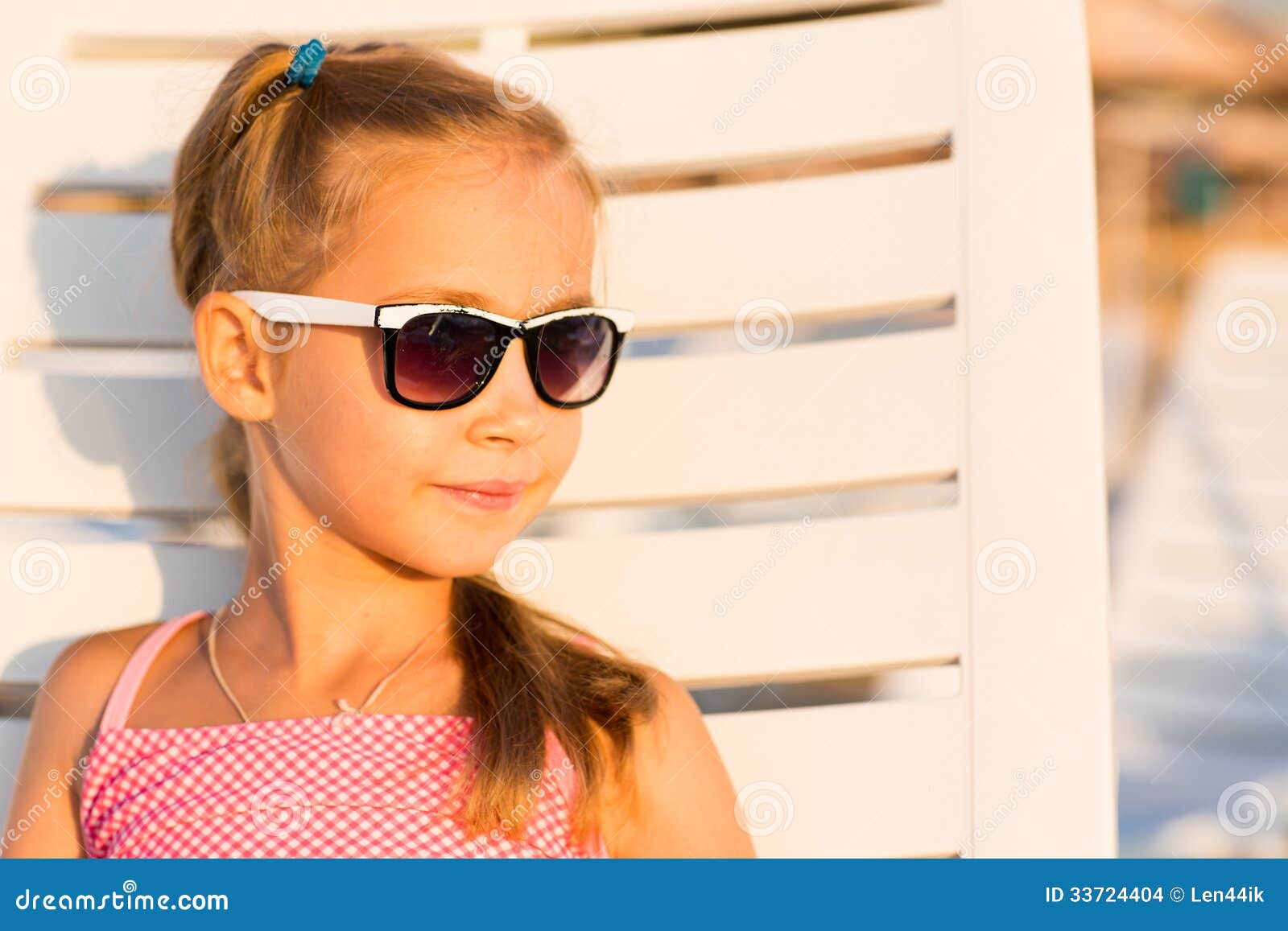 Adorable Kid Sunbathing on a Beach Stock Photo - Image of playing ...