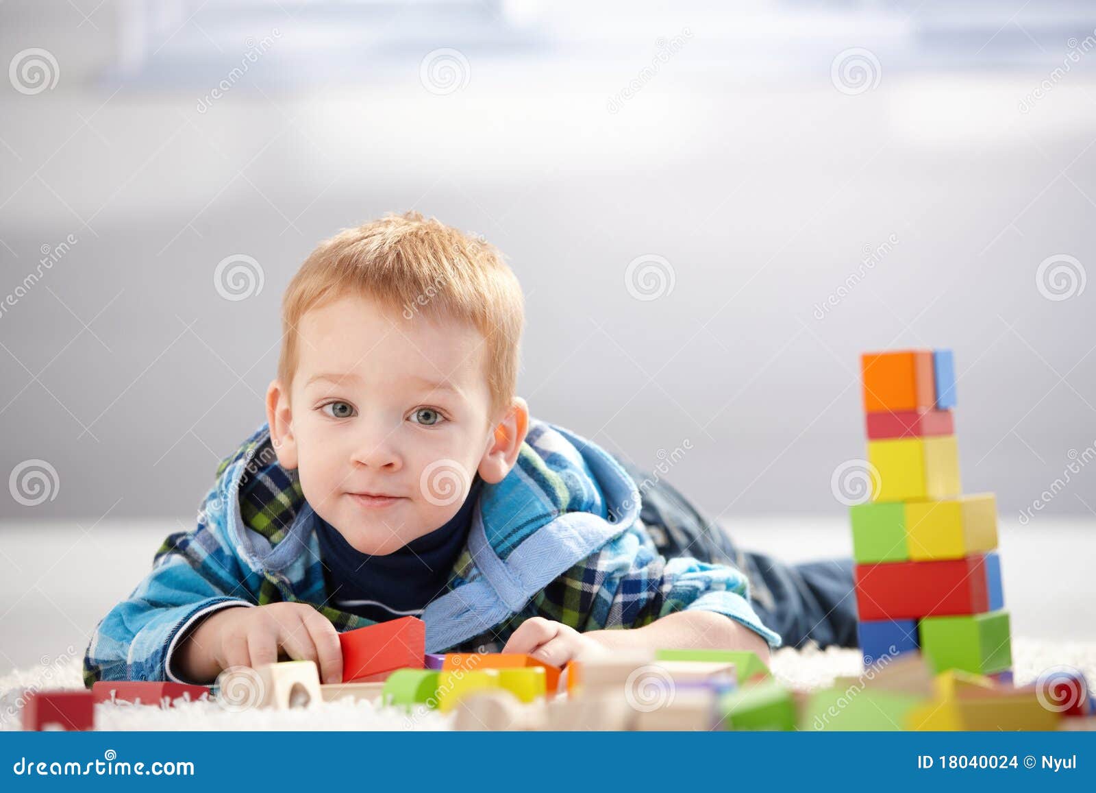 Adorable Little Boy Playing at Home Stock Photo - Image of boys ...