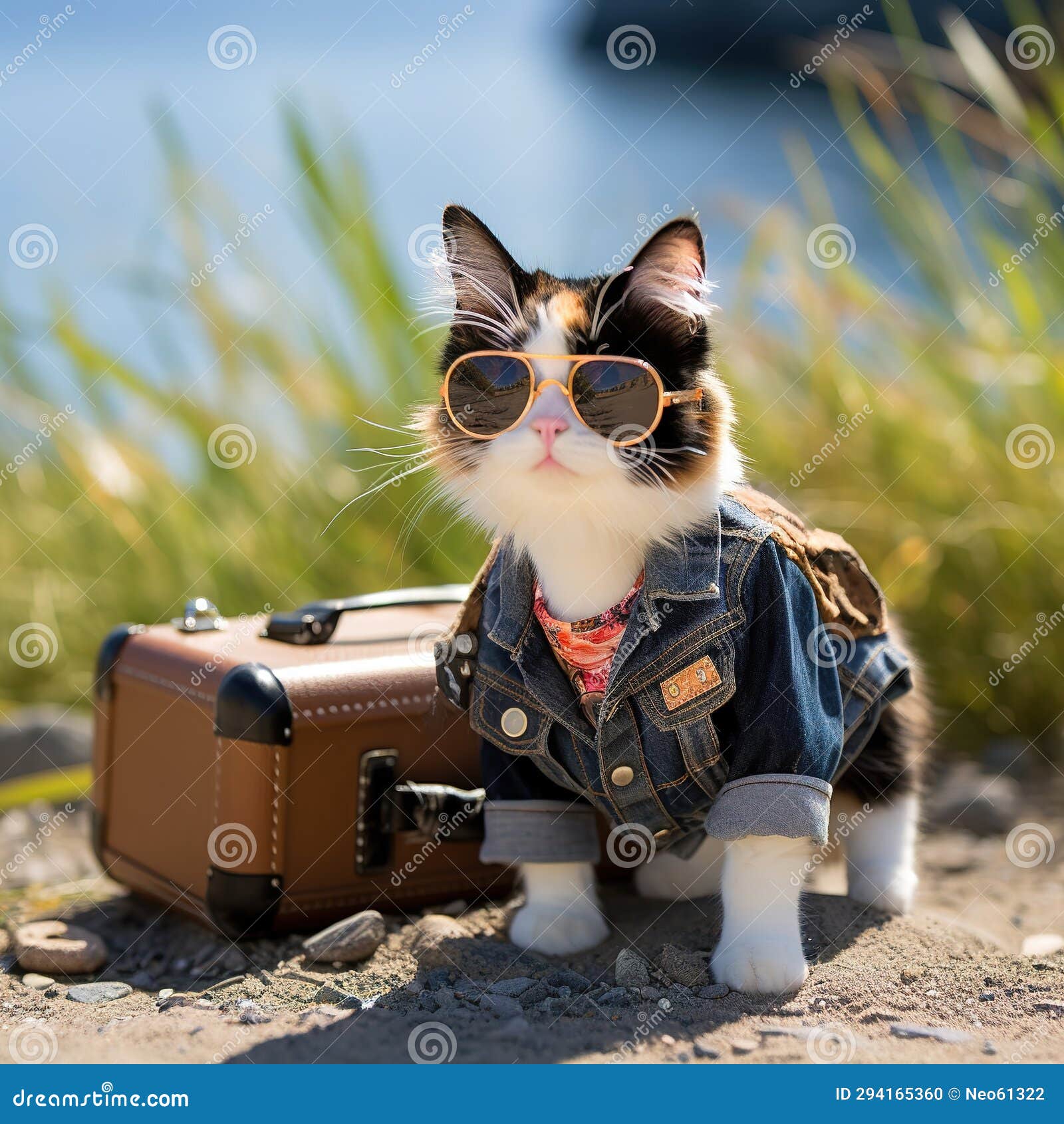 Adorable Little Calico Cat Who Moonlights As A Photographer Generative