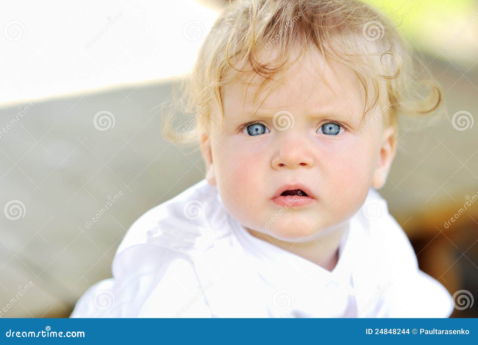 Adorable Little Child - Close Up Stock Photo - Image of look, smile ...