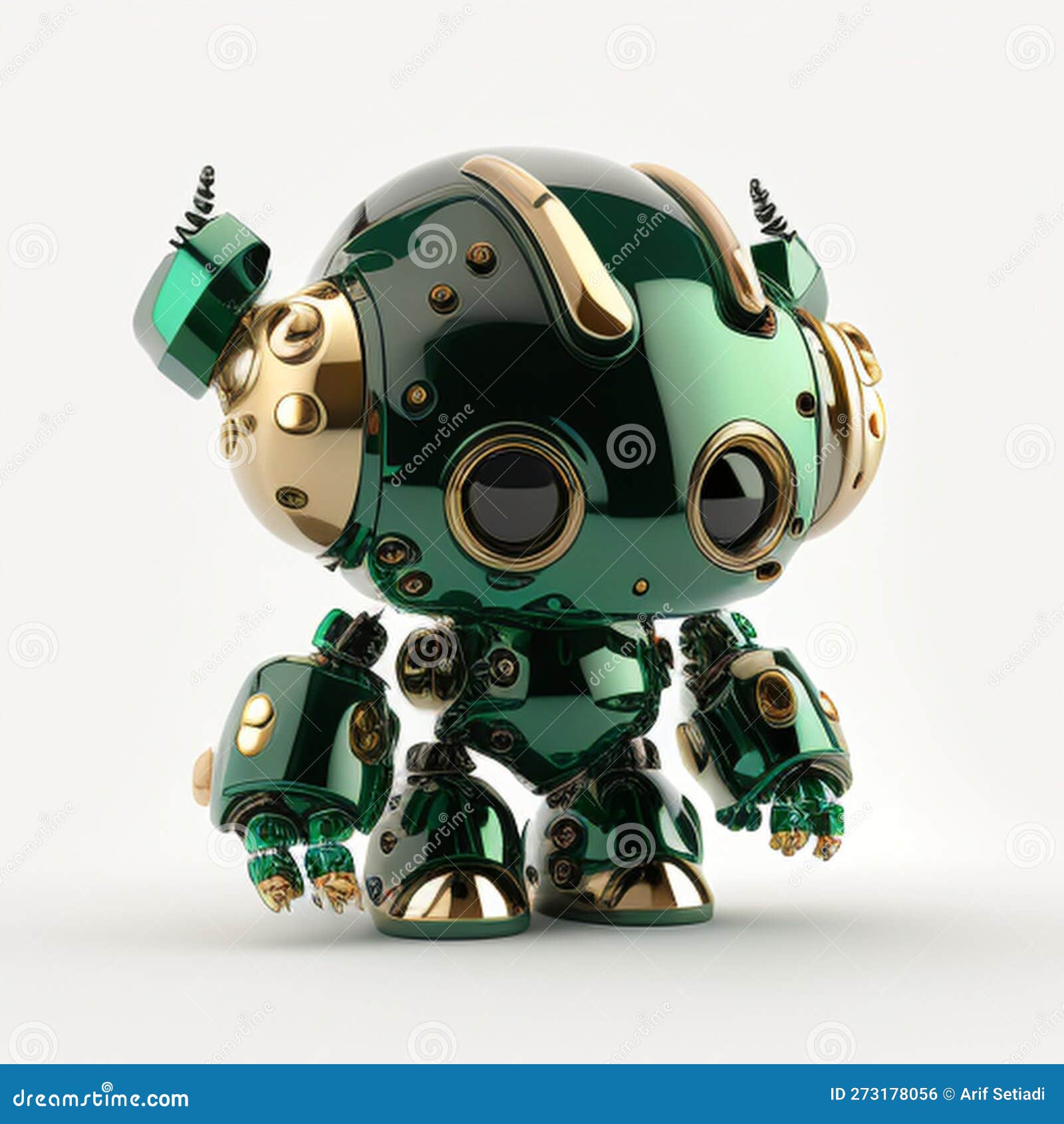 Adorable mini robot stock de ilustración. Ilustración de ropa - 273178056